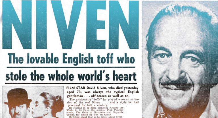 David Niven’s last days, July 1983 – Hjördis Genberg Niven